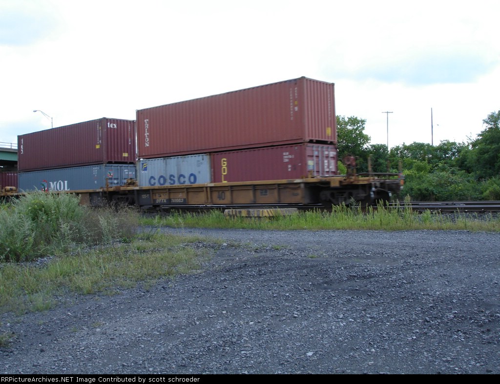 DTTX 741663 Double Stackcar EB